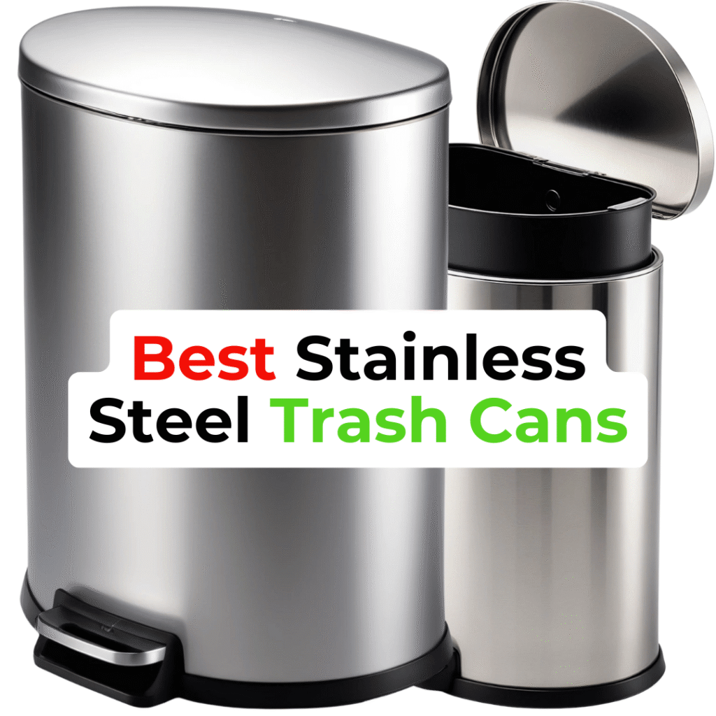 12 Best Stainless Steel Trash Cans for a Modern and Clean Look - Clever ...